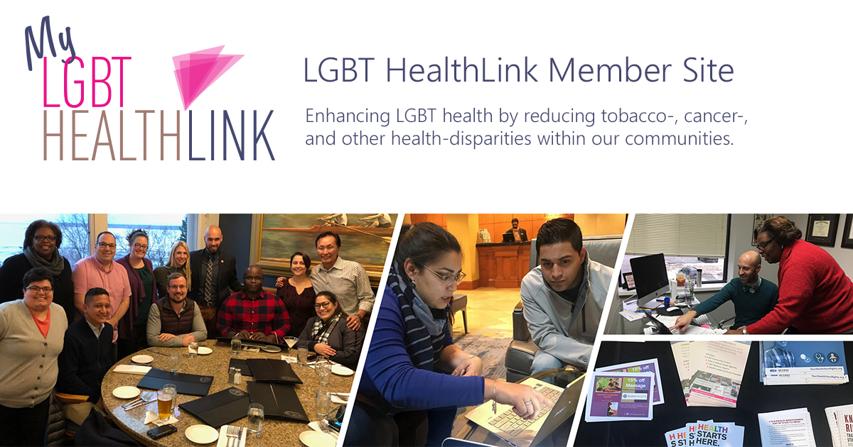 LGBT HealthLink: The Network for Health Equity.